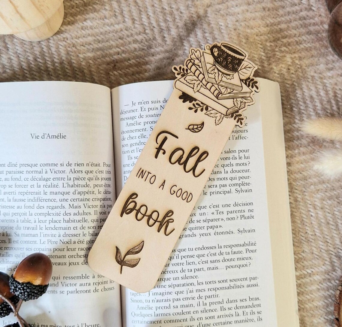 Set of Your Choice of Wooden Bookmarks From the Autumn Collection - Etsy
