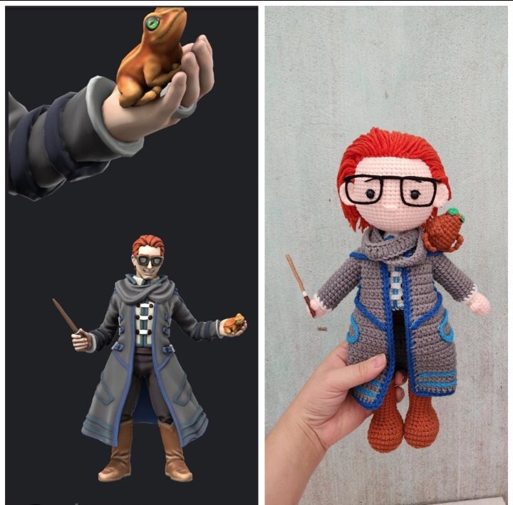 Custom Anime Plush, Custom Doll, Custom Plush, Kel Crochet Plush ...