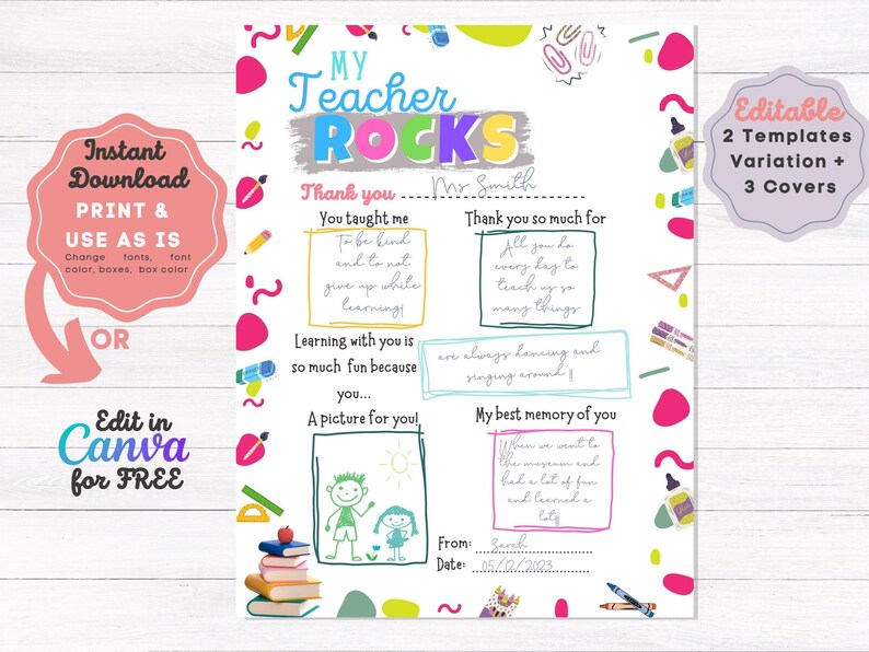 Teacher Appreciation Gift, Teacher Appreciation Week, All About Teacher ...