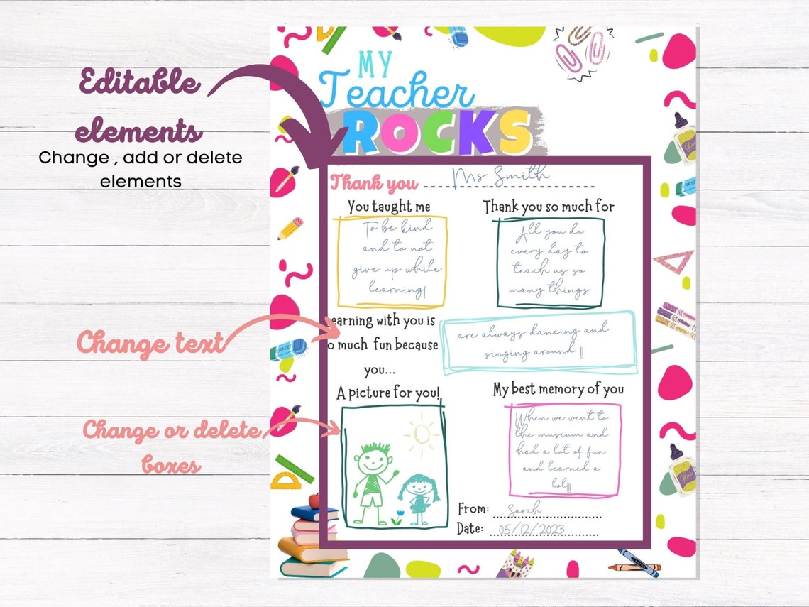 Teacher Appreciation Gift, Teacher Appreciation Week, All About Teacher ...