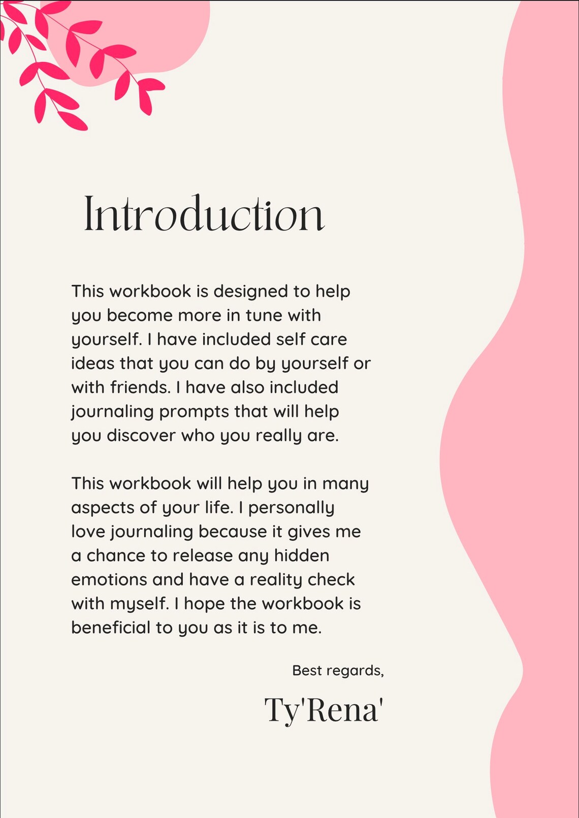 Girl, Put Yourself First! Printable Self-care Guide and Workbook - Etsy
