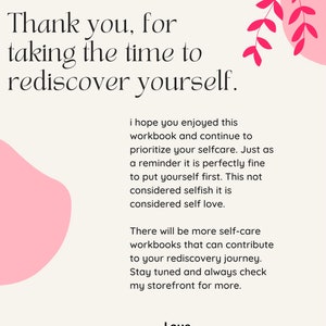 Girl, Put Yourself First! Printable Self-care Guide and Workbook - Etsy