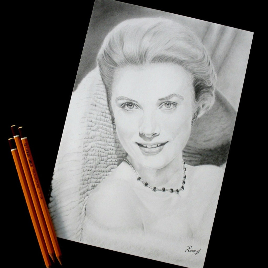 Realistic Drawing, Graphite Pencil Drawing, Original Drawing, Handmade ...