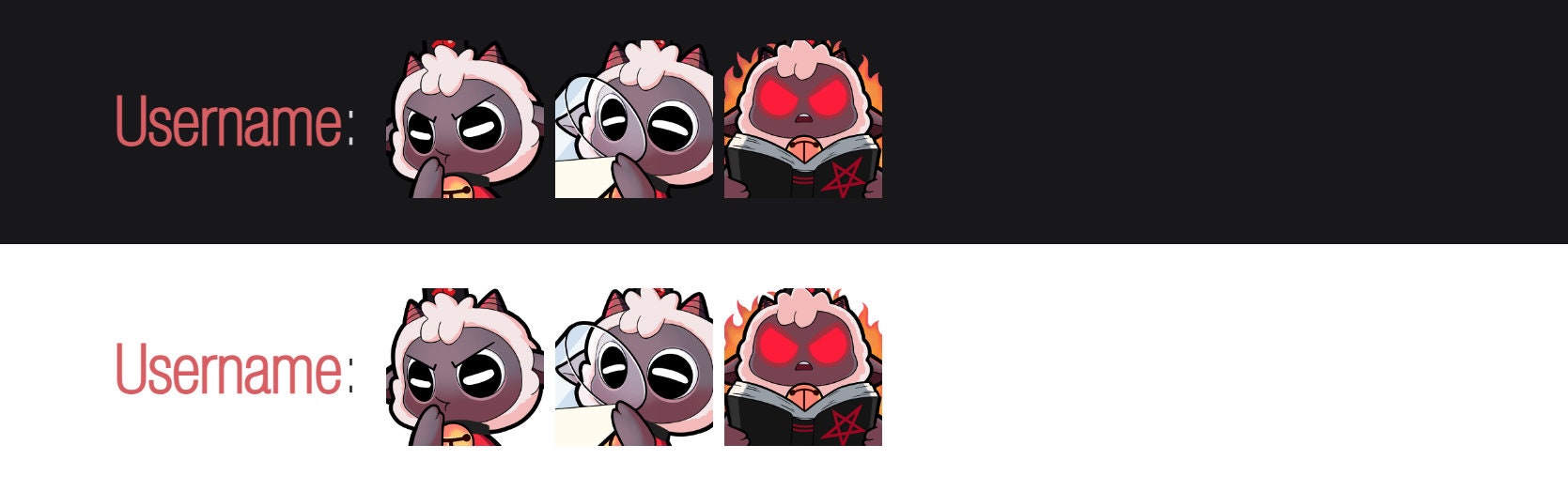 Cult of the Lamb Emotes - Twitch | Discord Emotes Pack (3) || Cute ...