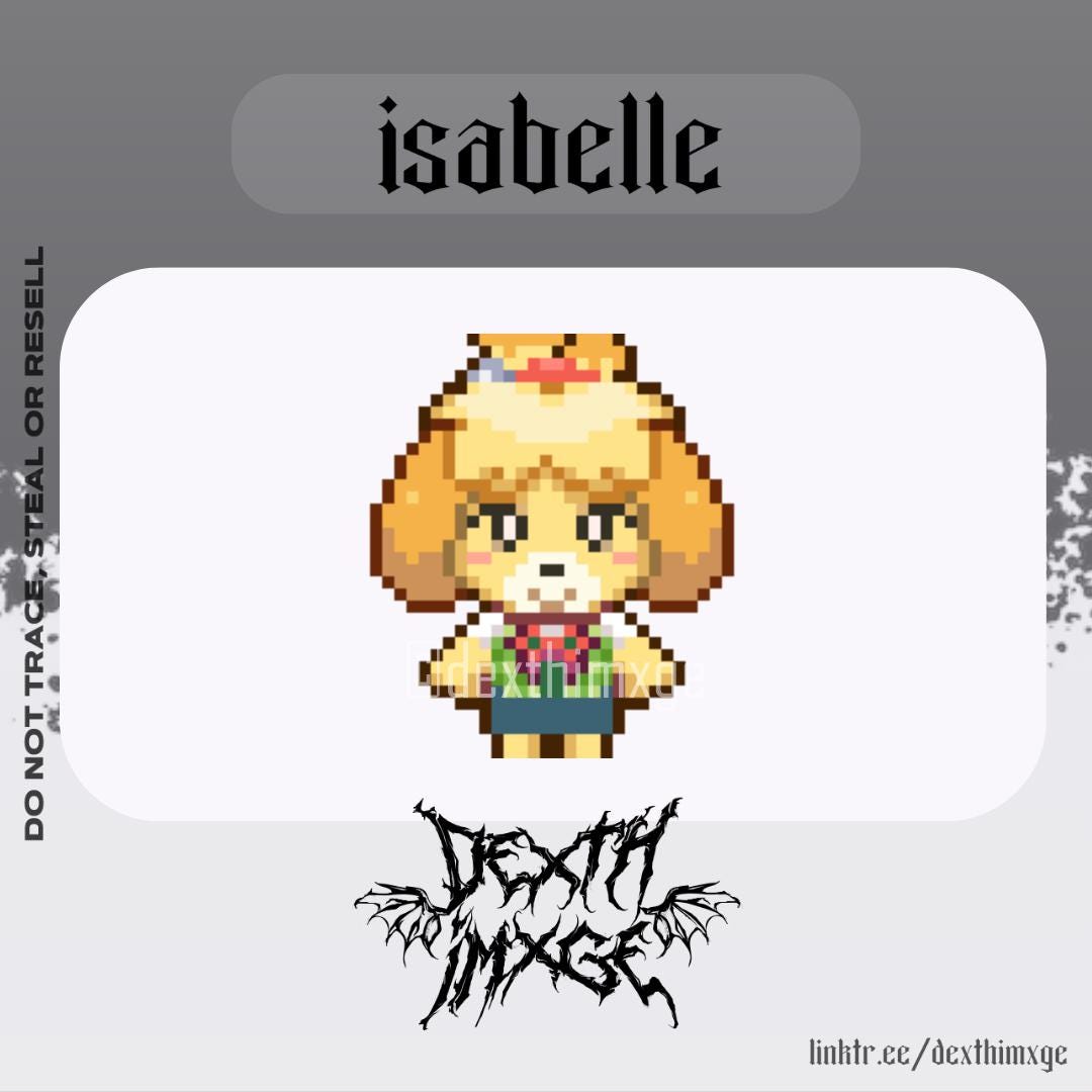 Isabelle Animated Pixel Art Dance Emote | Anímal Crossing | Twitch ...