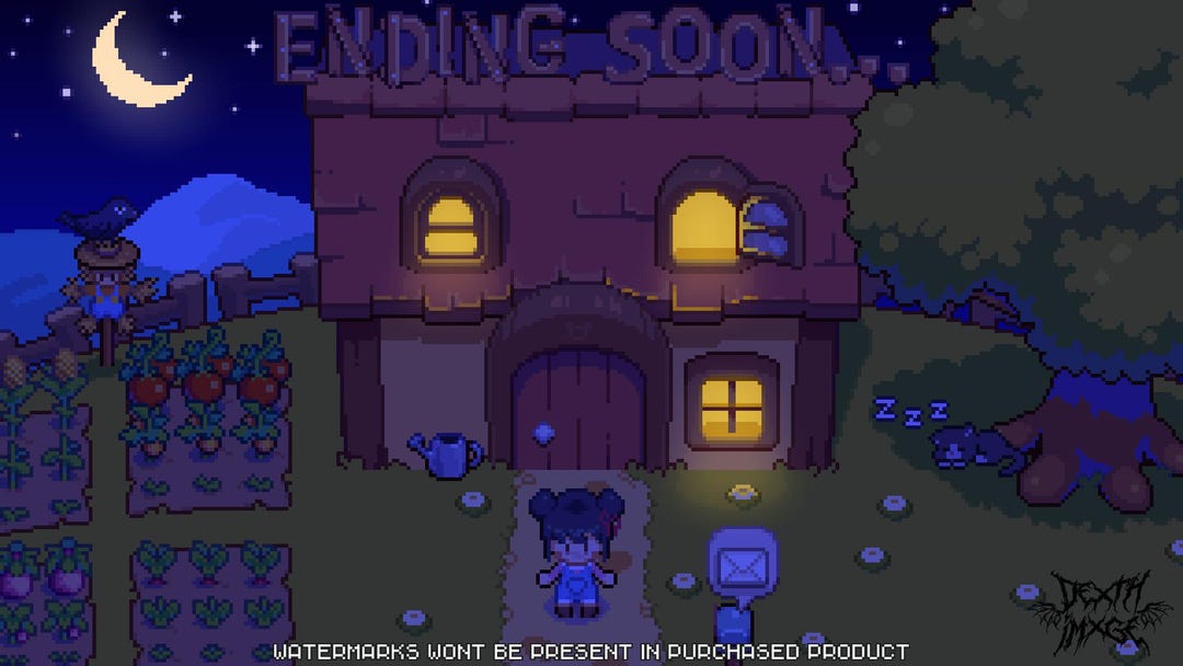 1 X Animated Pixel Art Twitch Stream Screen | Cozy Ending Soon Screen ...