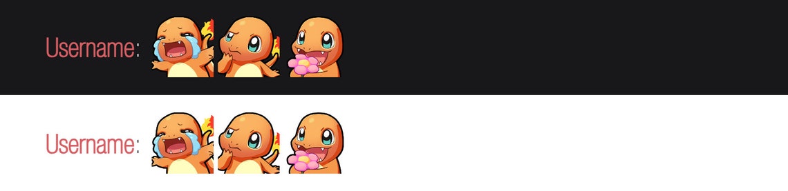 Charmander Orange Lizard Emotes - Twitch | Discord Emotes Pack (3 ...
