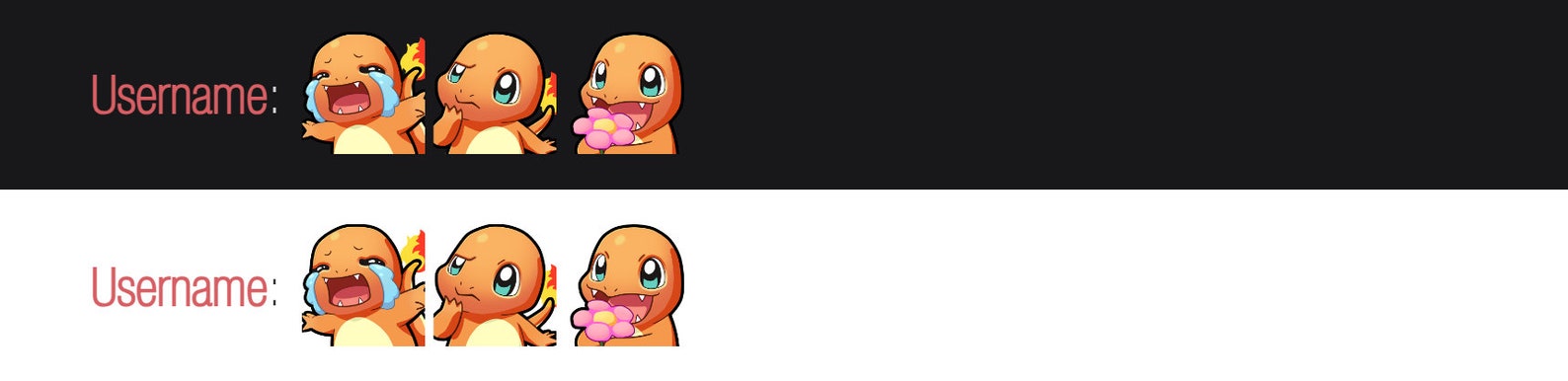 Charmander Orange Lizard Emotes - Twitch | Discord Emotes Pack (3 ...