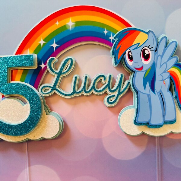 Little pony topper - Etsy España