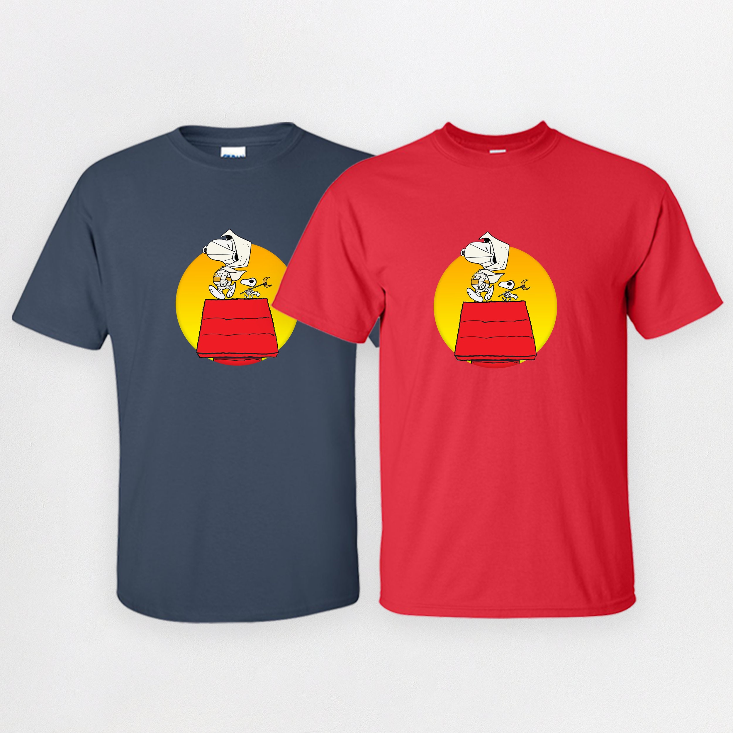 Peanuts Snoopy Moon Knight Woodstock Khonshu Tshirt Marvel Cartoon ...