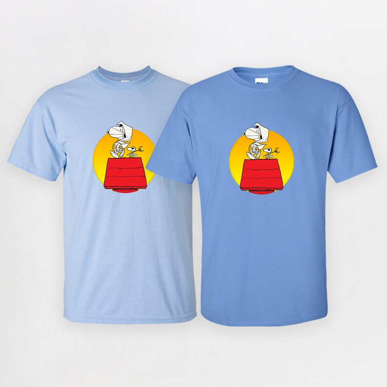 Peanuts Snoopy Moon Knight Woodstock Khonshu Tshirt Marvel Cartoon ...