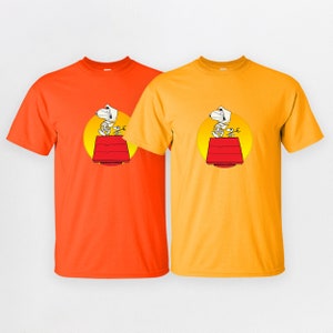 Peanuts Snoopy Moon Knight Woodstock Khonshu Tshirt Marvel Cartoon ...