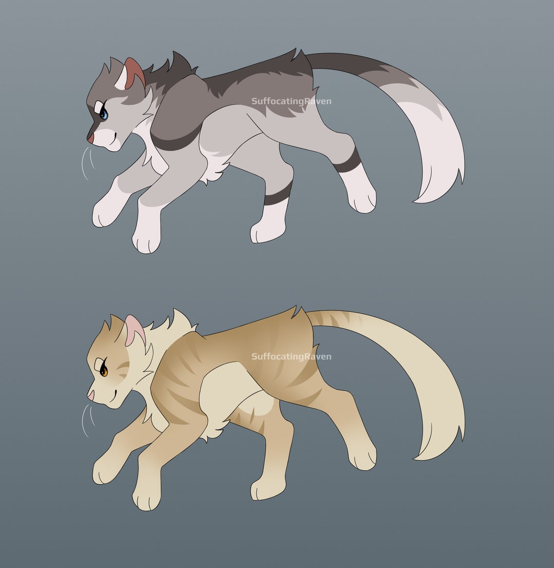 Cat Character Adoptable - Furry Fursona Design Batch - Etsy