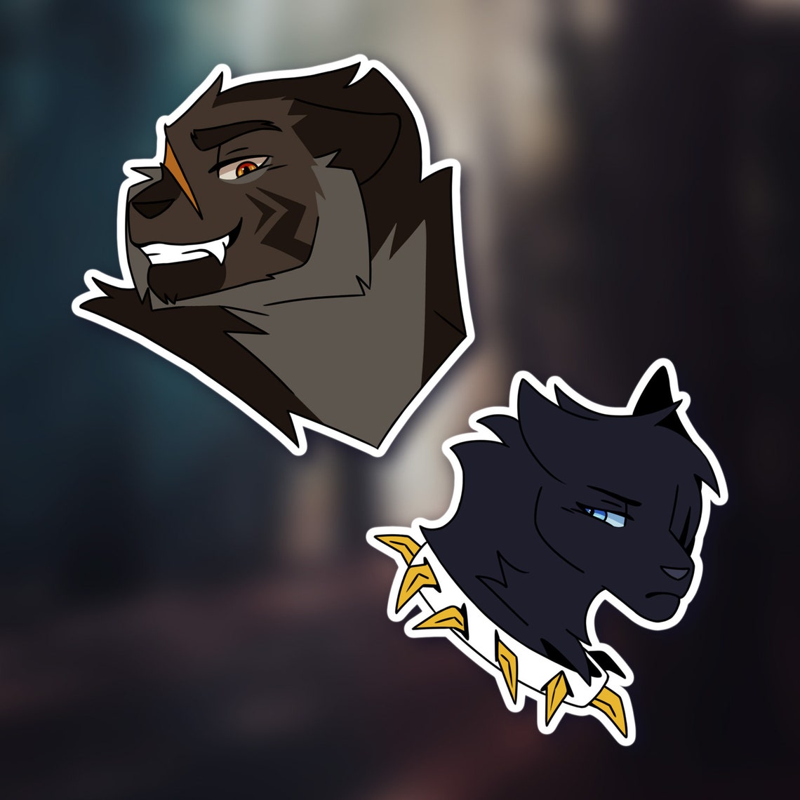 Stickers Warrior Cats Villains Tigerstar Scourge Mapleshade Ashfur ...