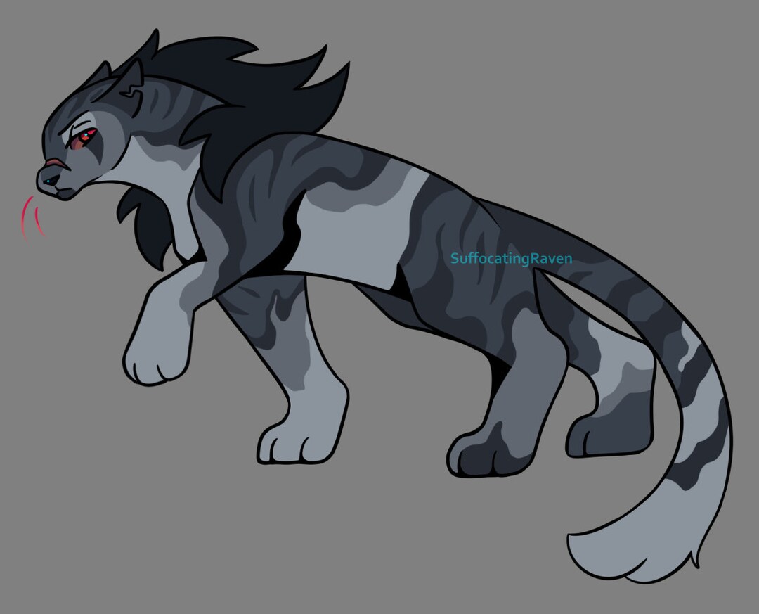 Cat Adoptable OC Furry Character Design - Etsy