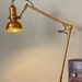 Brass Vintage Table Lamp / Living Room Bedroom Table Lamp / Adjustable ...