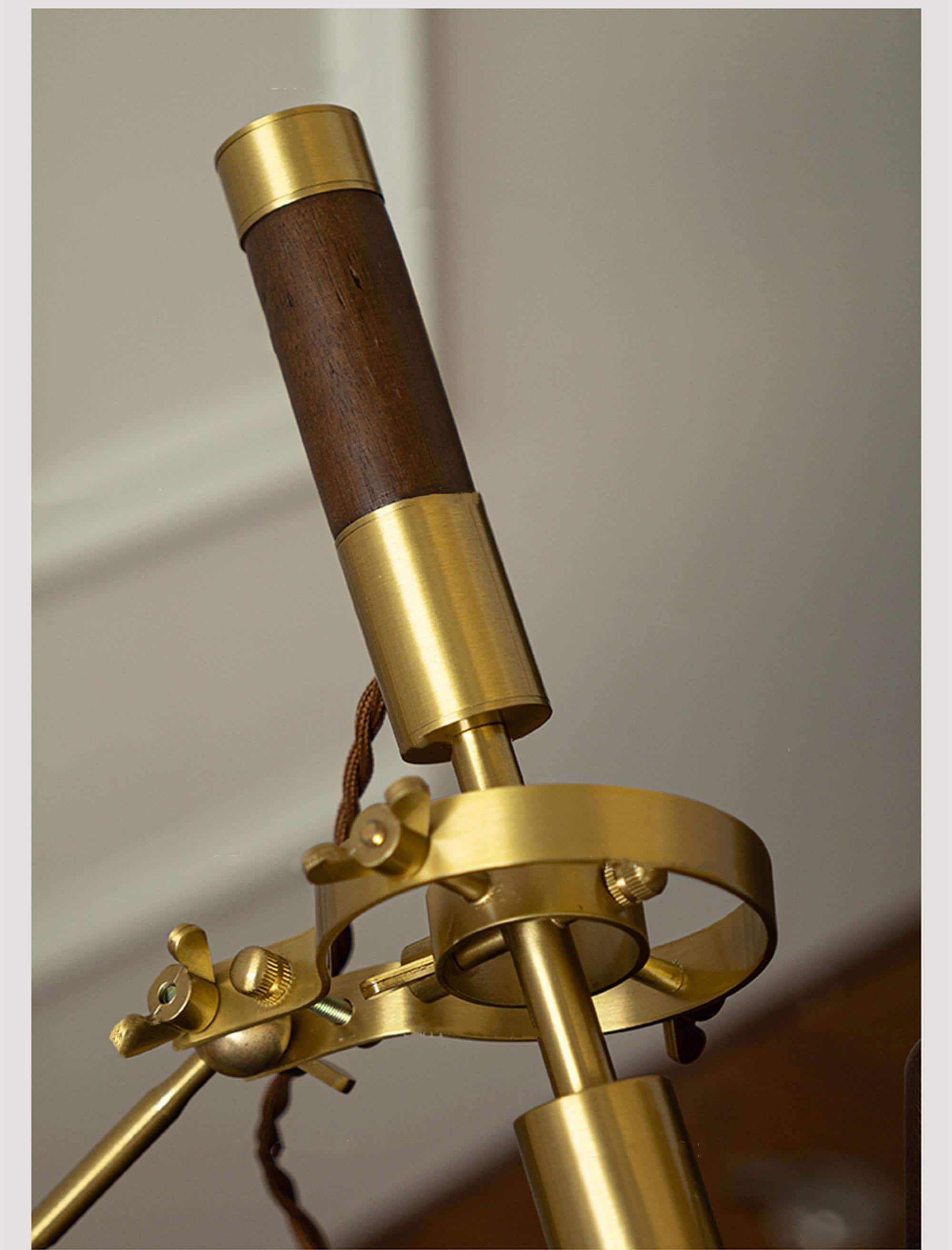 Vintage Brass Lamp, Bedside Reading Light, Brass Table Clamp Lamp, Home ...