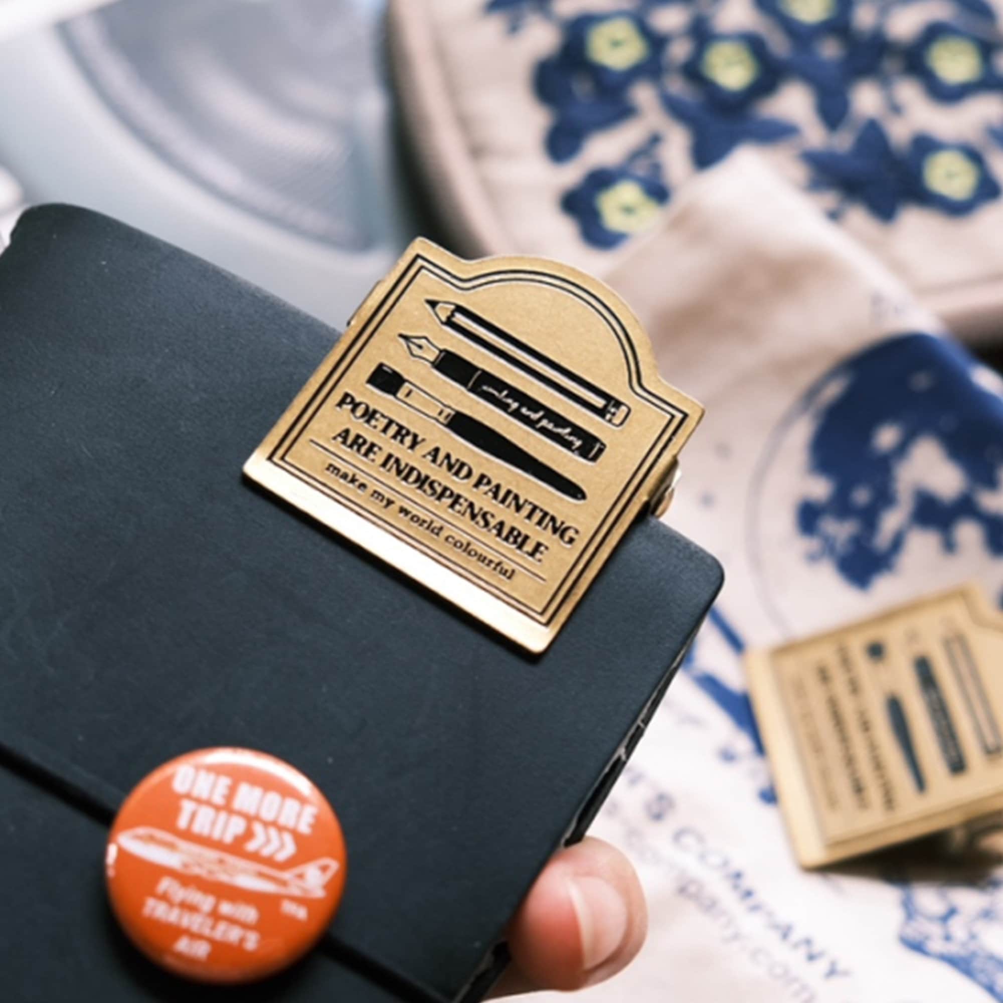 Vintage Brass Handbook Clips, Creative Clips, Vintage Brass Paperweight ...