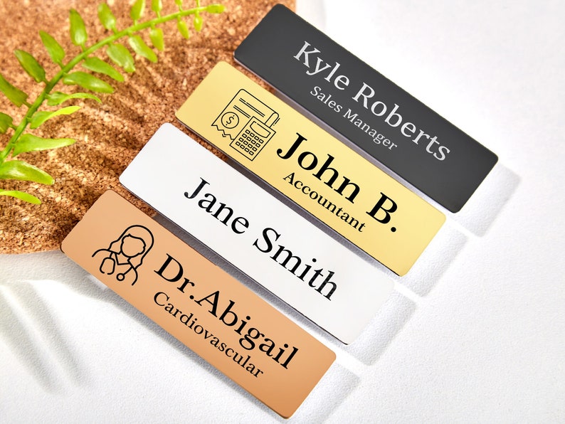 Personalized Name Badge Wearable Name Tags Name Badge With - Etsy