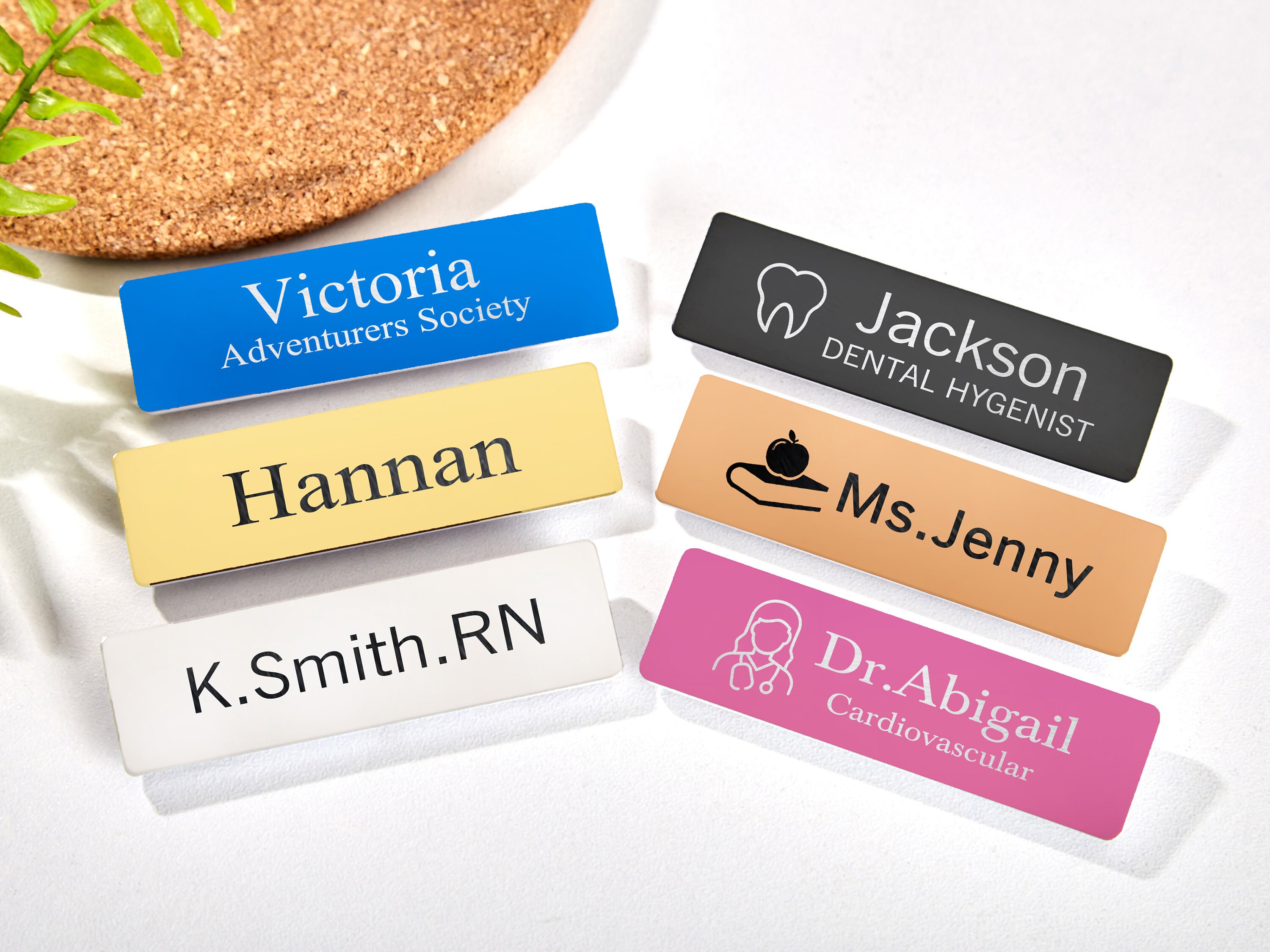 Personalized Name Badge Wearable Name Tags Name Badge With - Etsy