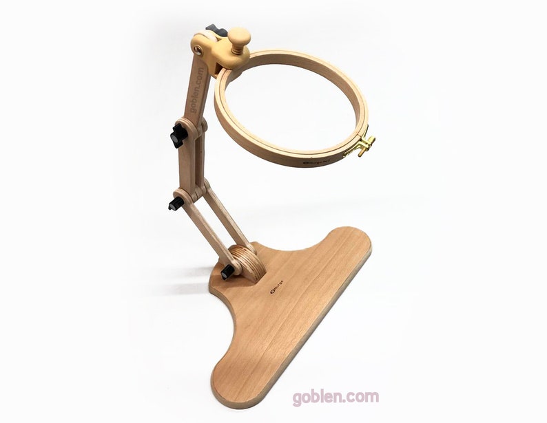 Hoop Stand, Desktop and Leg Used Embroidery Stand, Wooden Position ...