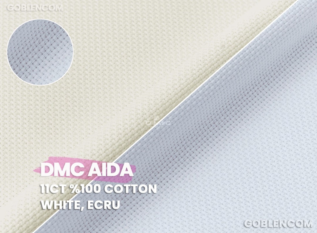 Dmc 11 Ct Aida Fabric, Embroidery Fabric, %100 Cotton Cross Stitch ...