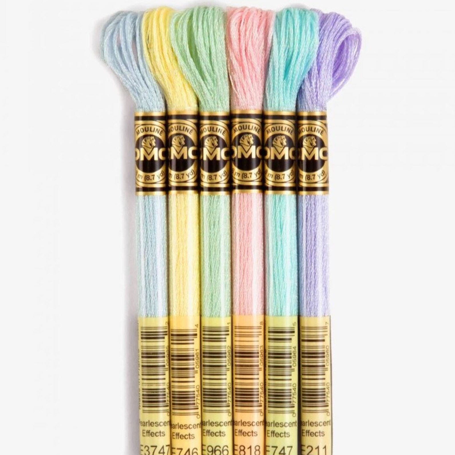 DMC Light Effects Thread, Pearlescent Embroidery Floss, Silvery Thread ...