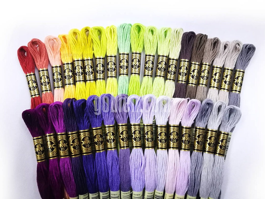 Dmc Floss, Thread Set, 35 New Colors Mouline Thread Set, Genuine DMC ...