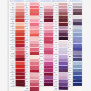 DMC Floss Thread, Pick Your Color, DMC Mouline Stranded Cotton Thread ...