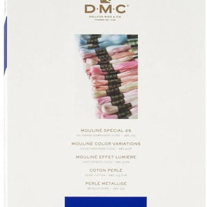 DMC Colour Card With Thread Samples, Stranded Cotton Shade Card ...