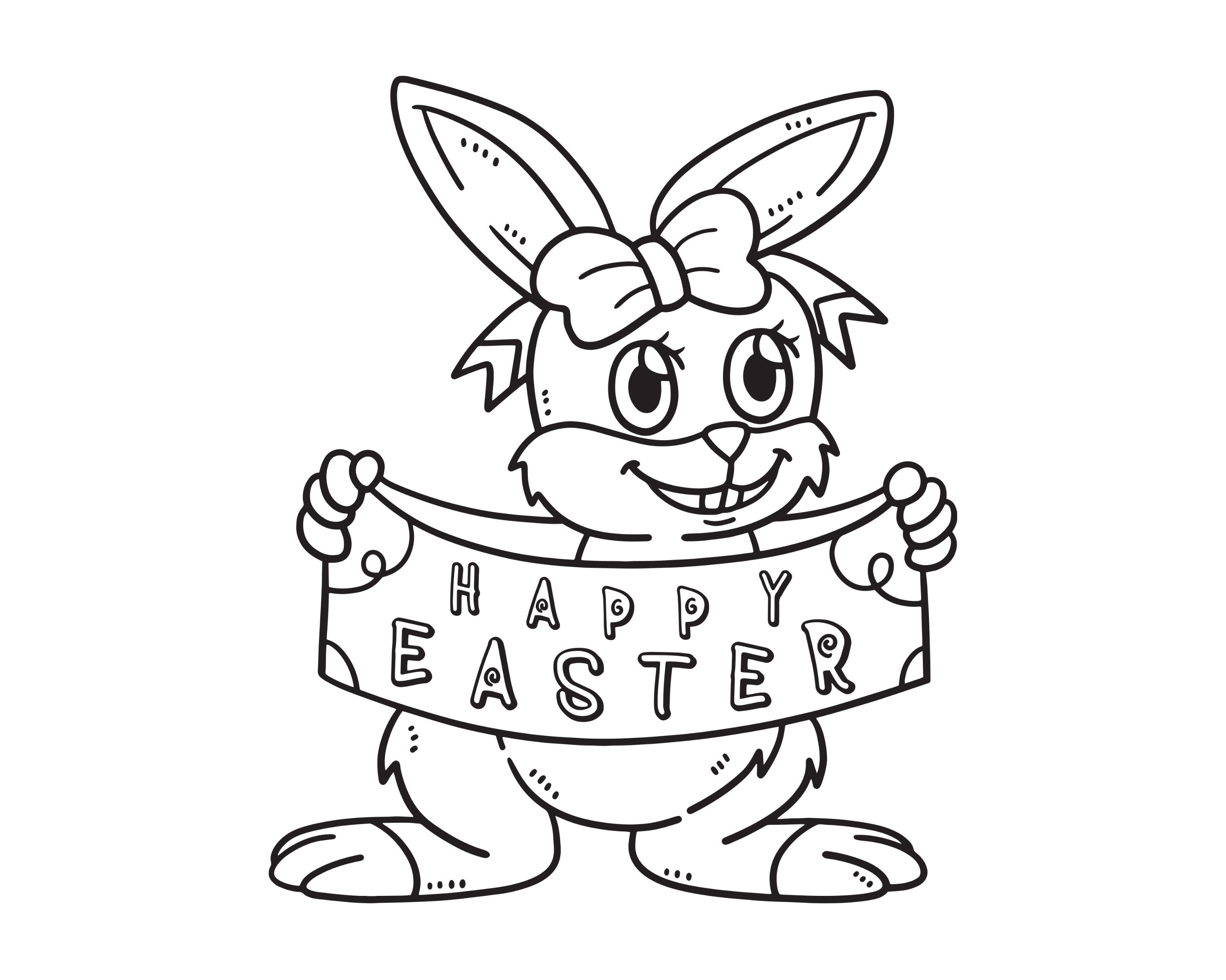 Easter Coloring Pages. Digital Download. - Etsy