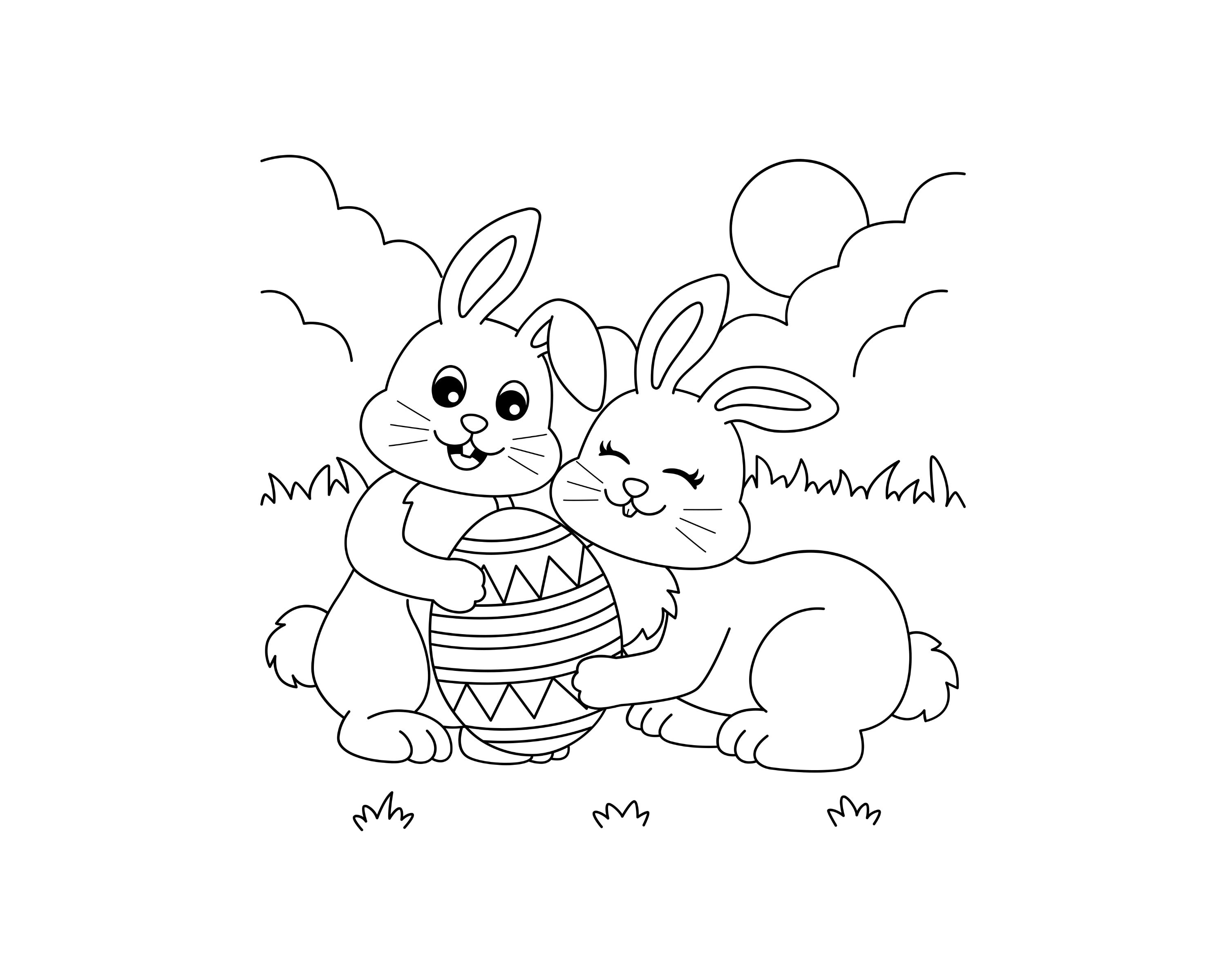 Easter Coloring Pages. Digital Download. - Etsy