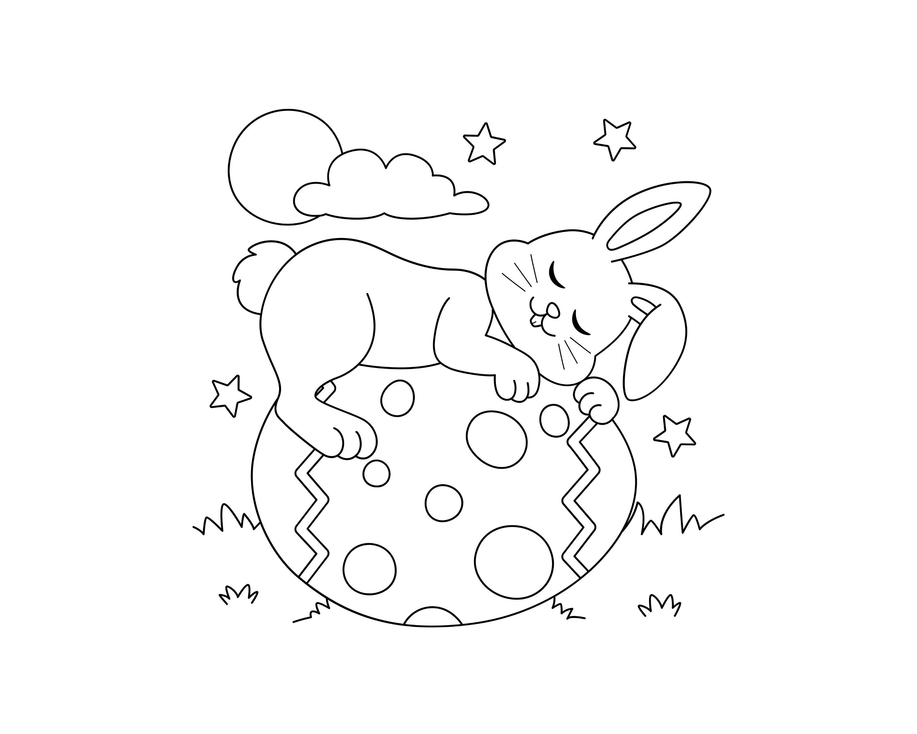 Easter Coloring Pages. Digital Download. - Etsy