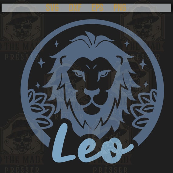 Leo Horoscope Svg Cut File - Etsy