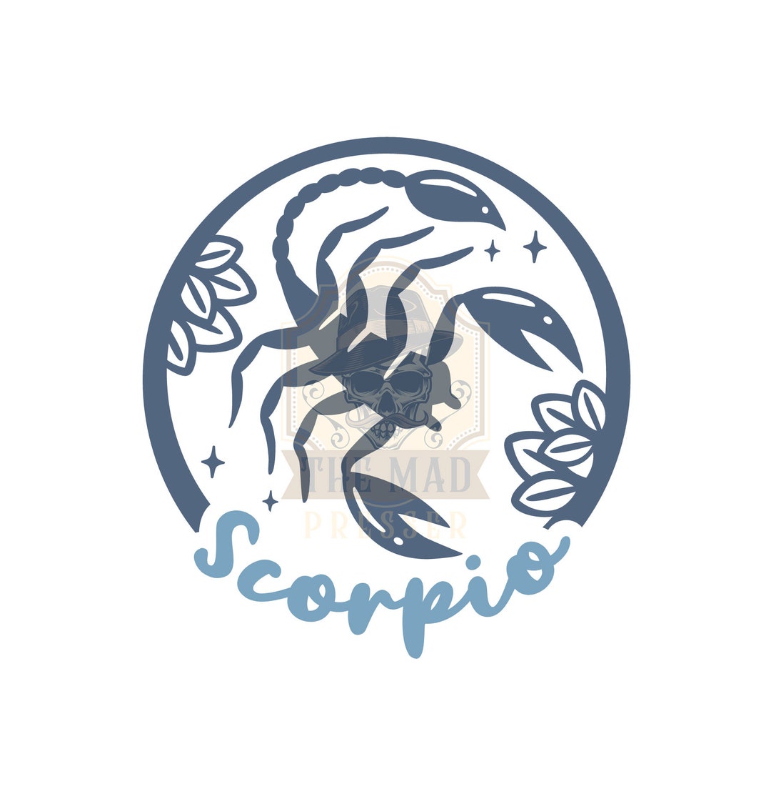 Scorpio Horoscope SVG Cut File - Etsy