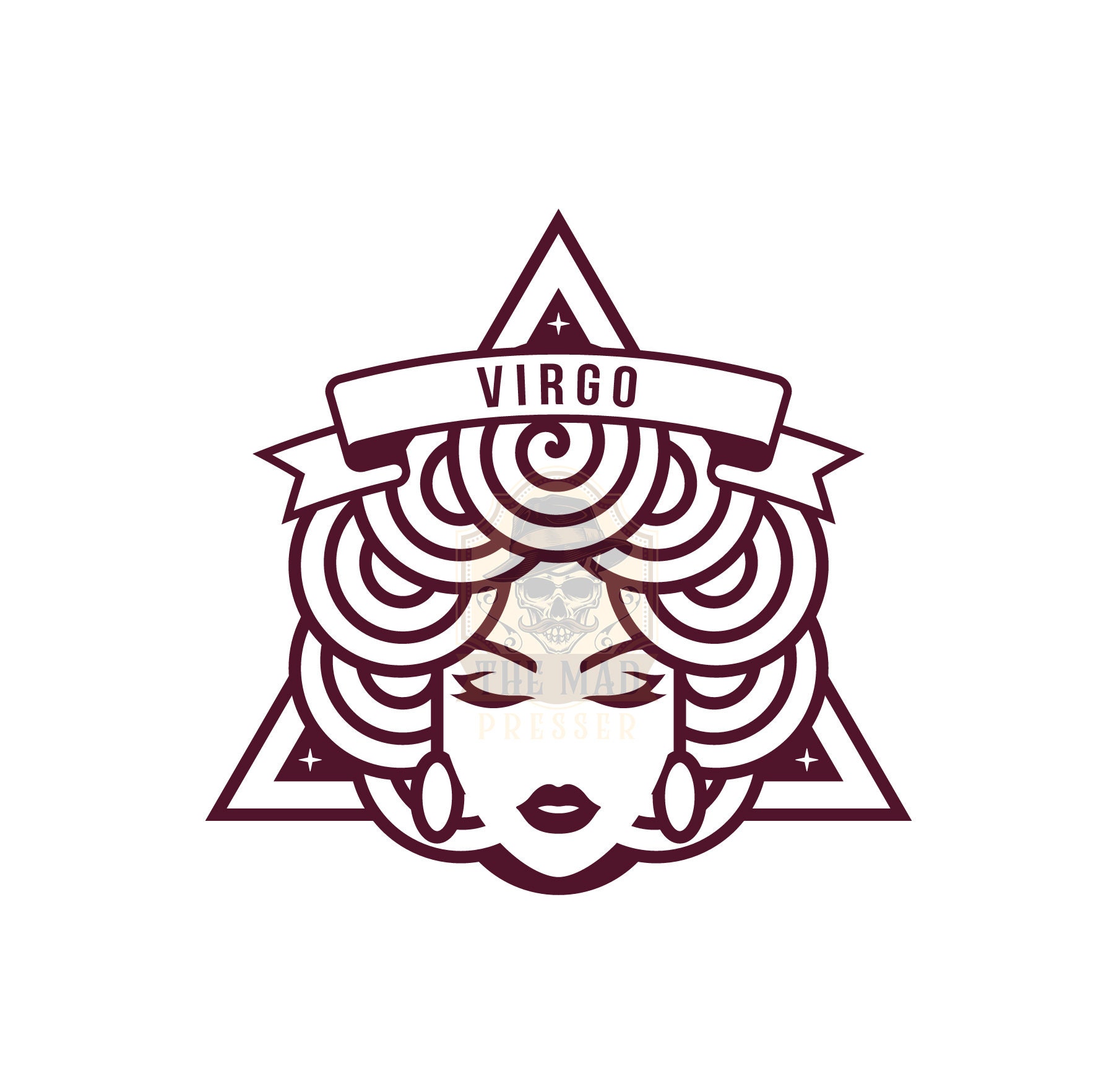 Virgo SVG Cut File - Etsy