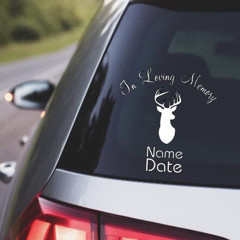 In Loving Memory Car Decal - Etsy