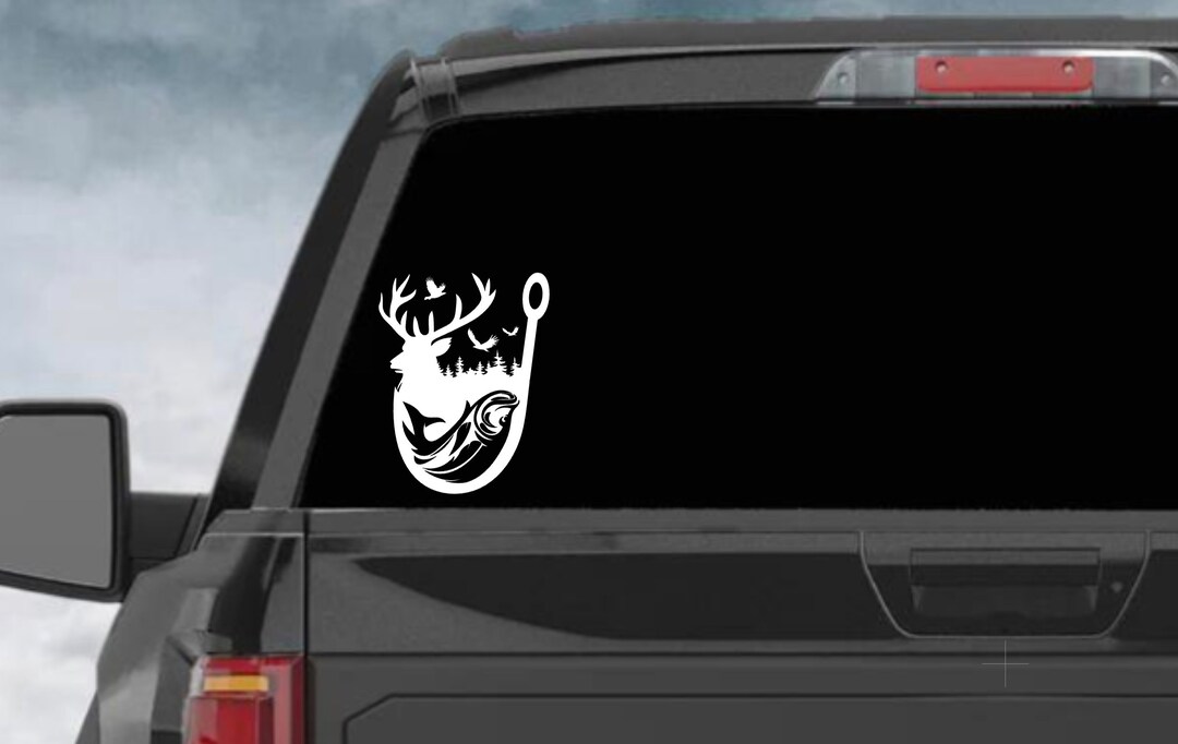 Hunting, Hunting Decal, Hunting and Hook, Hunting and Hook Decal ...