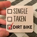 Dirt Bike Sticker, Dirt Bike Vinyl Sticker, Motocross Sticker, Laptop ...