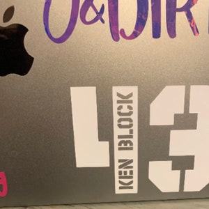 Ken Block Decal, Ken Block 43 Decal, Ken Block 43 Vinyl Decal, Ken ...