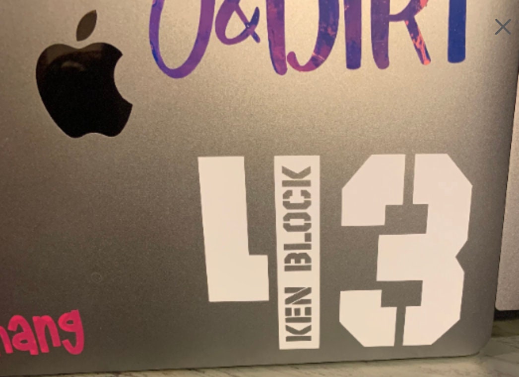 Ken Block Decal, Ken Block 43 Decal, Ken Block 43 Vinyl Decal, Ken ...