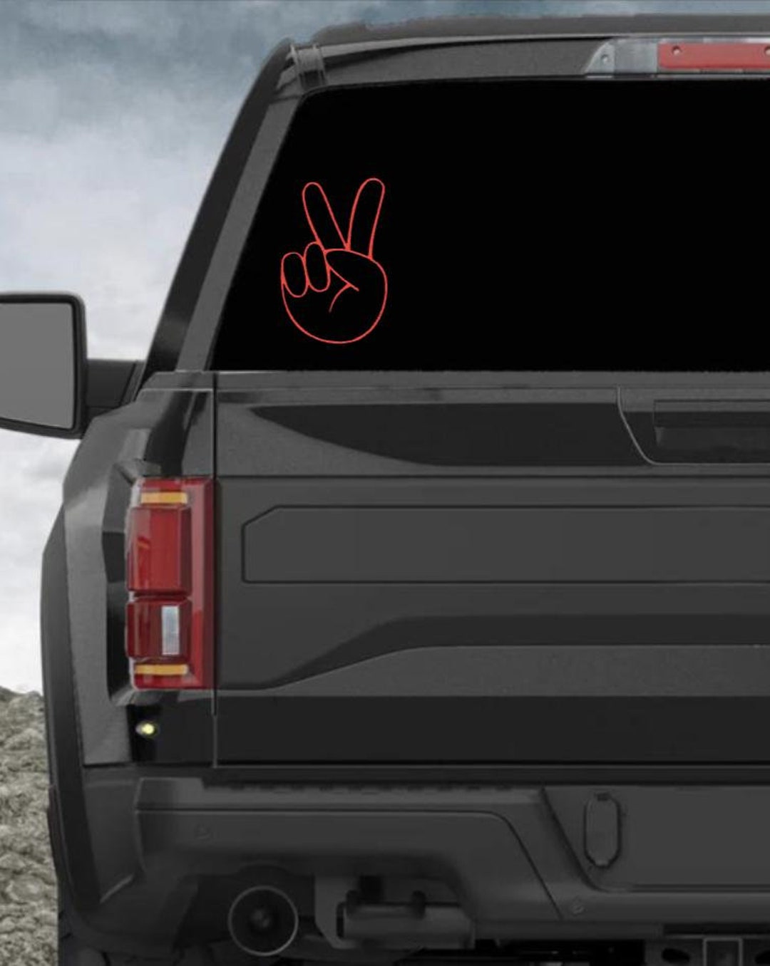 Peace Sign Decal, Peace Sign Vinyl Decal, Peace Sign Car Decal, Peace ...