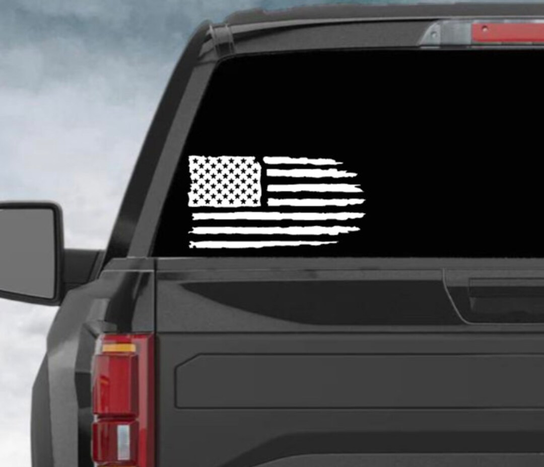 American Flag, American Flag Decal, American Flag Vinyl Decal, American ...