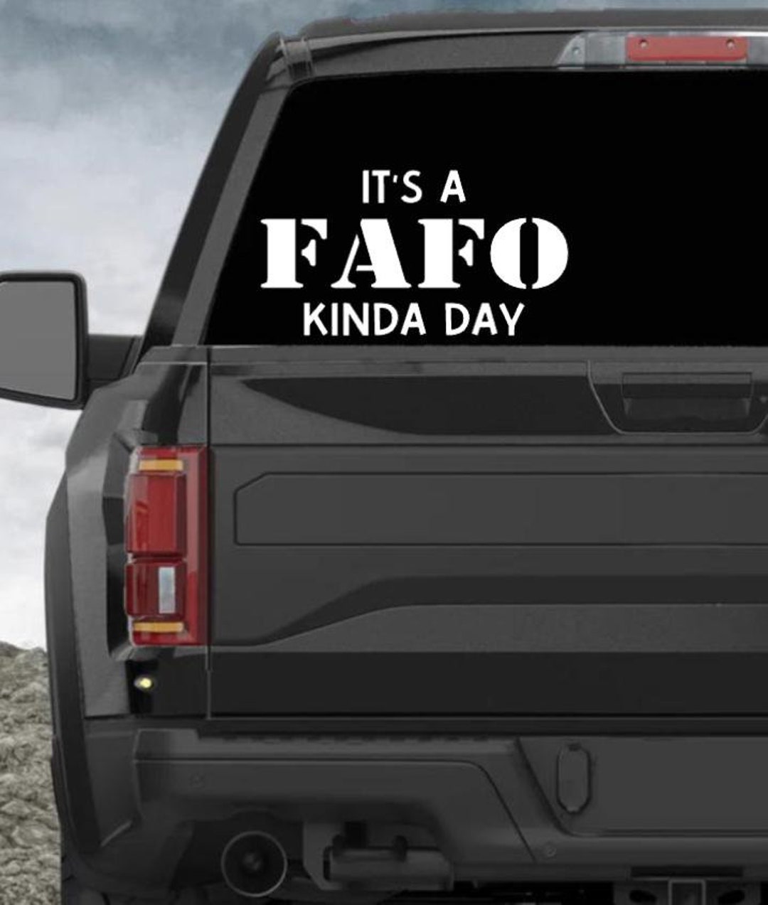 FAFO Vinyl Decal - Car, Truck, Laptop, Tumbler - Etsy