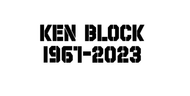 Ken Block Tribute Decal, Ken Block Memorial Decal, Ken Block Laptop ...
