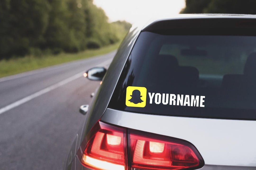 Custom Snapchat, Custom Snapchat Decal, Custom Snapchat Username Decal ...