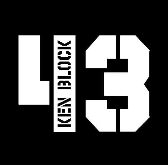 Ken Block Decal, Ken Block 43 Decal, Ken Block 43 Vinyl Decal, Ken ...
