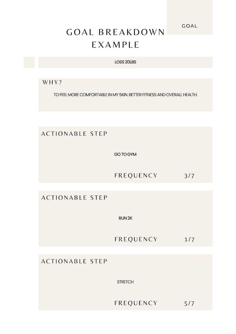 12 Week Year Planner - Digital Download. 12 Week Planner to Help ...