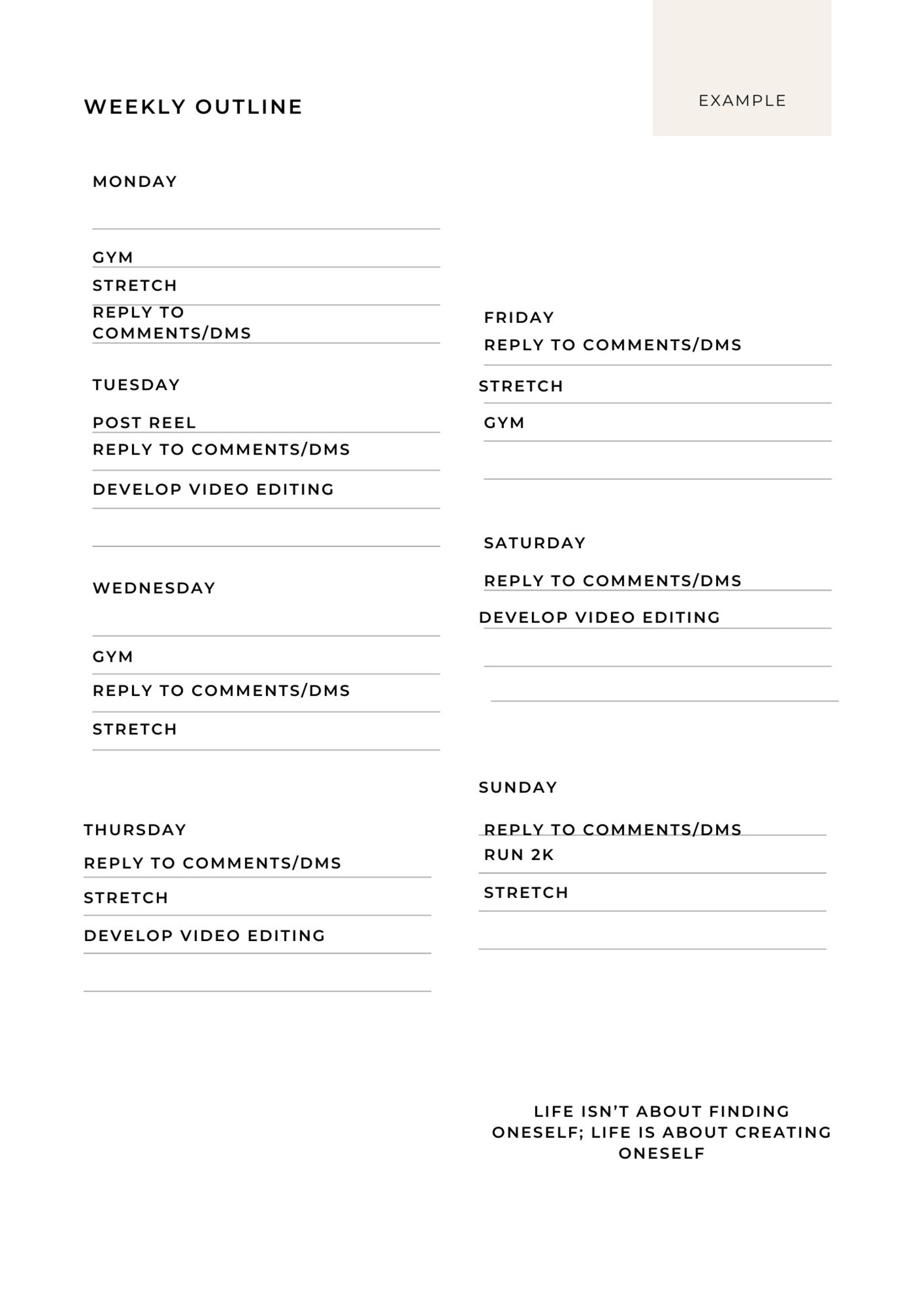 12 Week Year Planner - Digital Download. 12 Week Planner to Help ...