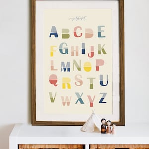 Alphabet Poster | ABC Poster | Poster for Kids Room | Homeschool Decor ...